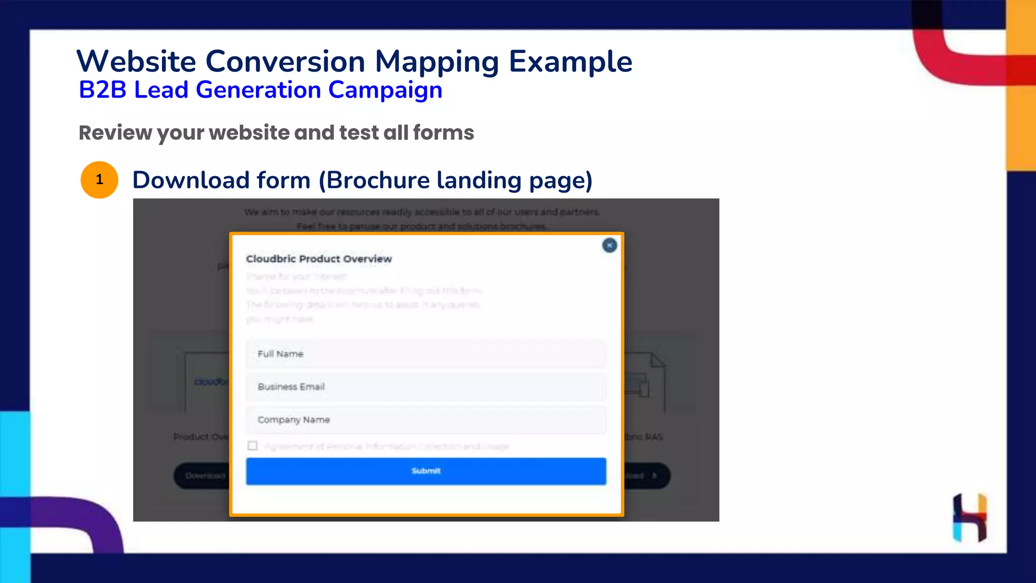 GA4 Planning Setup on Lead Generation | PPT | Free Download
