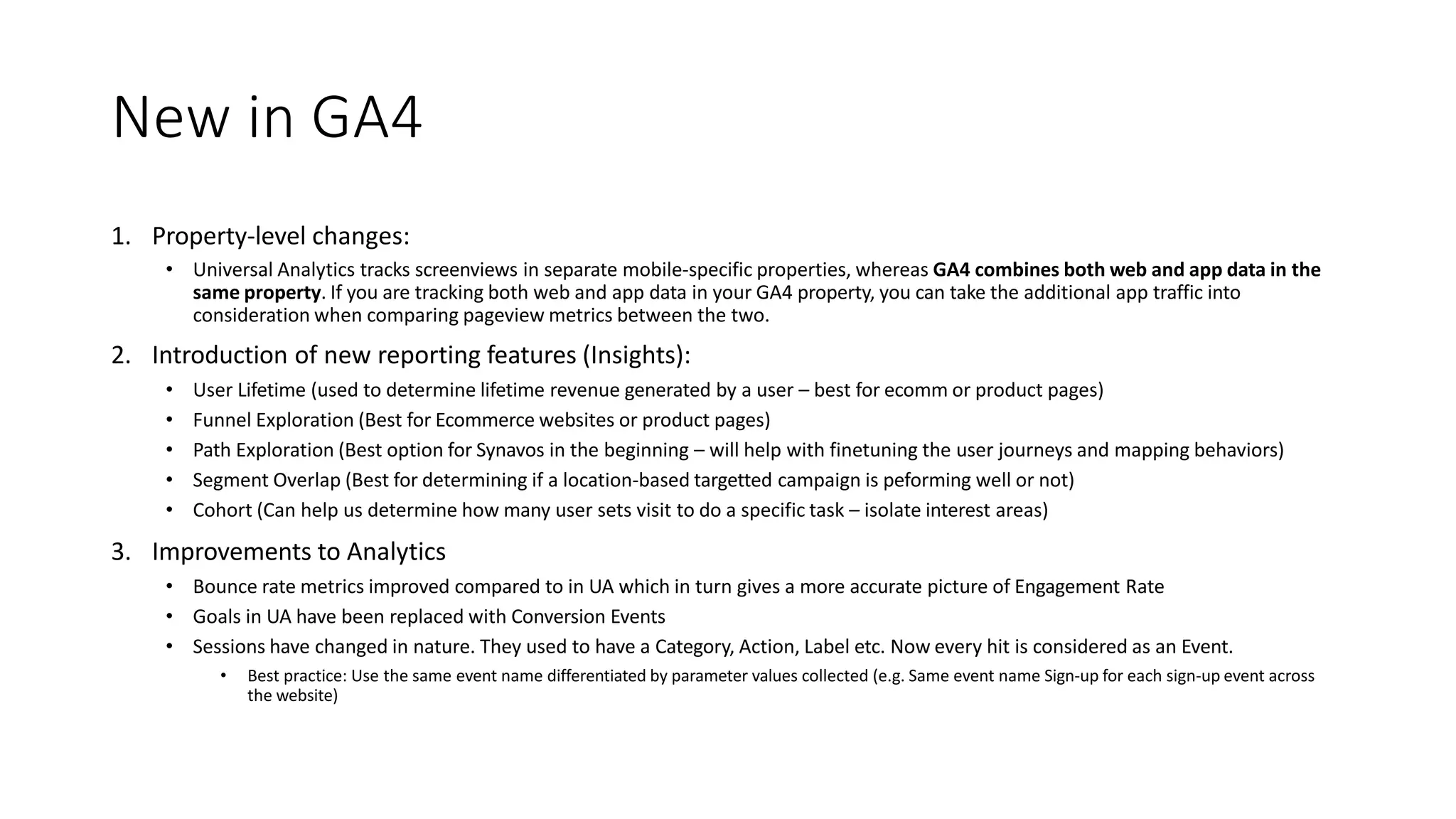 Best Practices for a beginer to sett up GA4 | PPTX