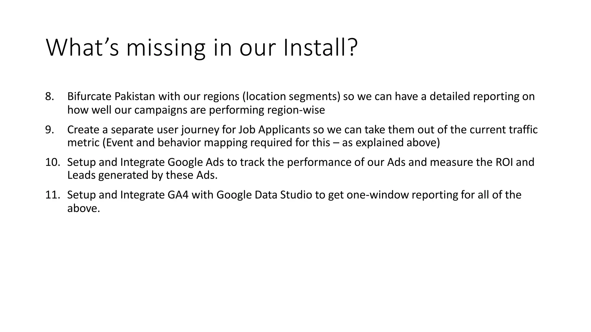 Best Practices for a beginer to sett up GA4 | PPTX
