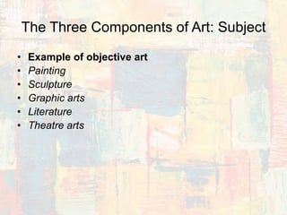Art appreciation BSED college 1st year 2024 | PDF