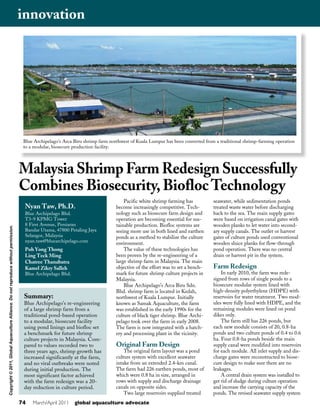 The reengineering of a a Malaysian shrimp farm for biosecurity | PDF
