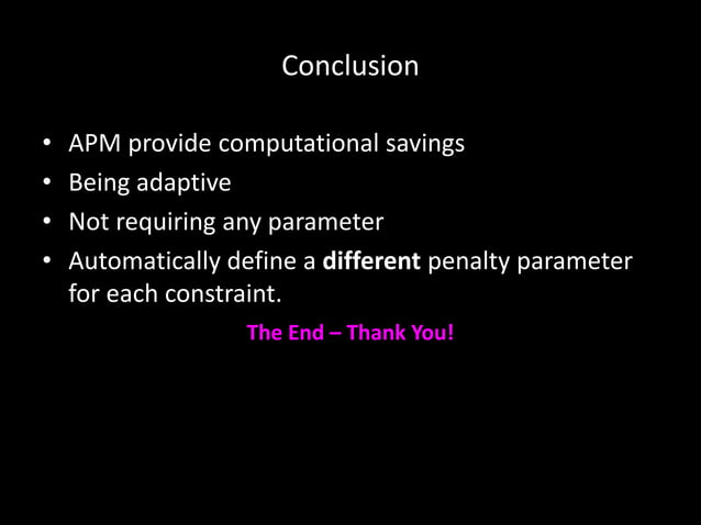 Adaptive Penalty function in Genetic algorithms | PPT