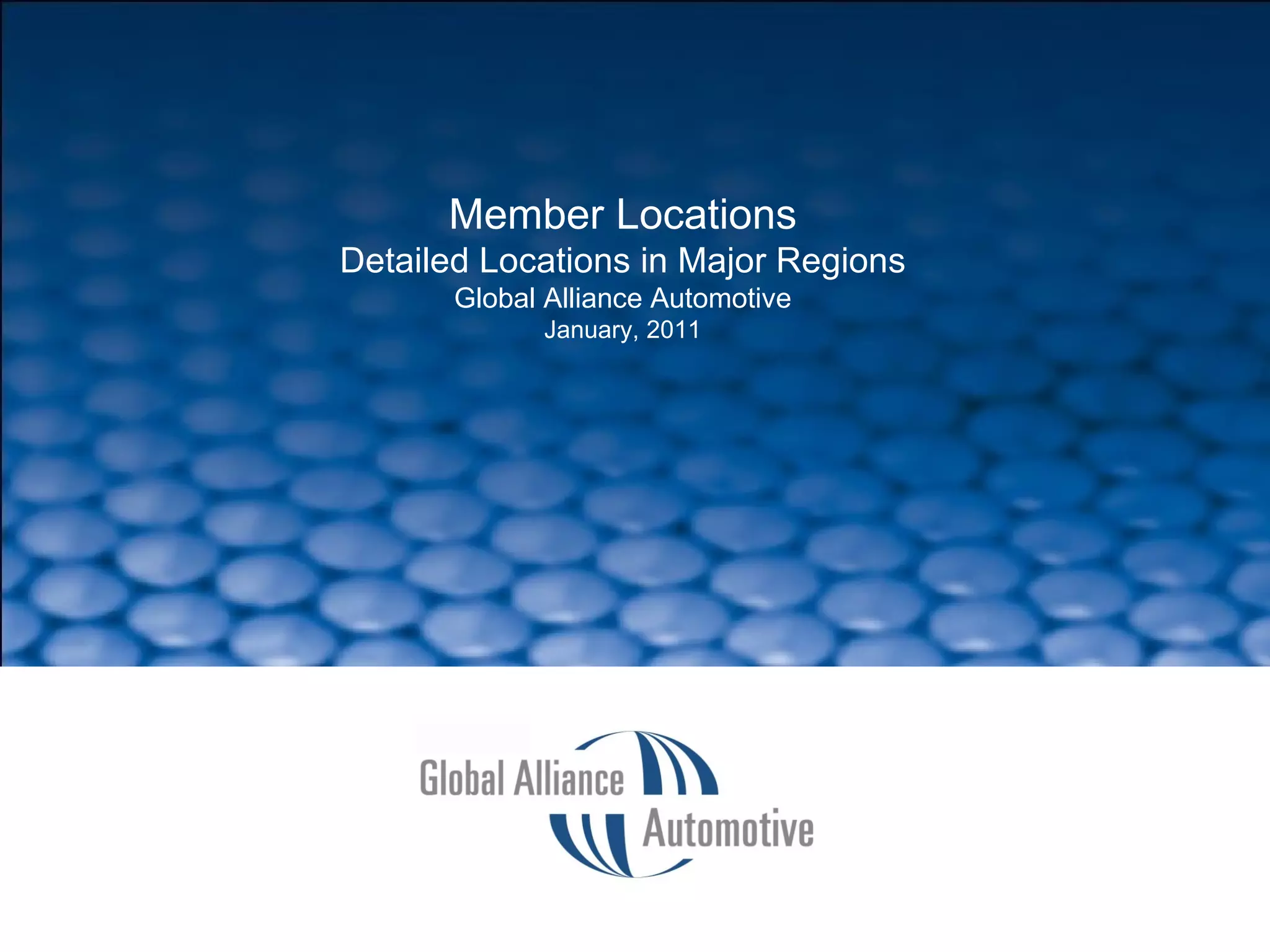 Gaa Member Locations | PPT