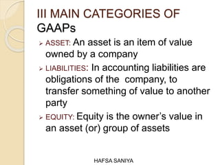 Generally Accepted Accounting Principles | PPT