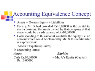 Gaap concepts and importance of accounting | PPT