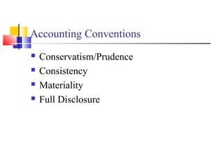 Gaap concepts and importance of accounting | PPT