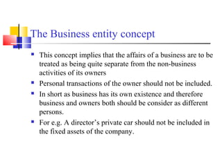 Gaap concepts and importance of accounting | PPT