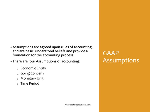 Gaap Constraints, Concepts, Assumptions, and Principles | PPT Gaap Constraints, Concepts, Assumptions, and Principles | PPT