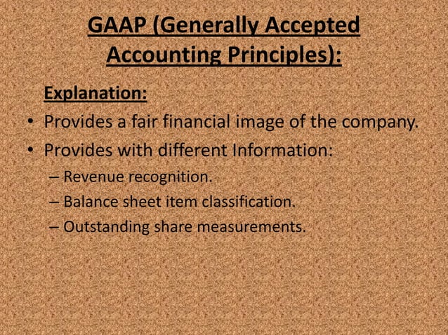 Gaap generally accepted accounting principles | PDF | Stocks and Bonds ...