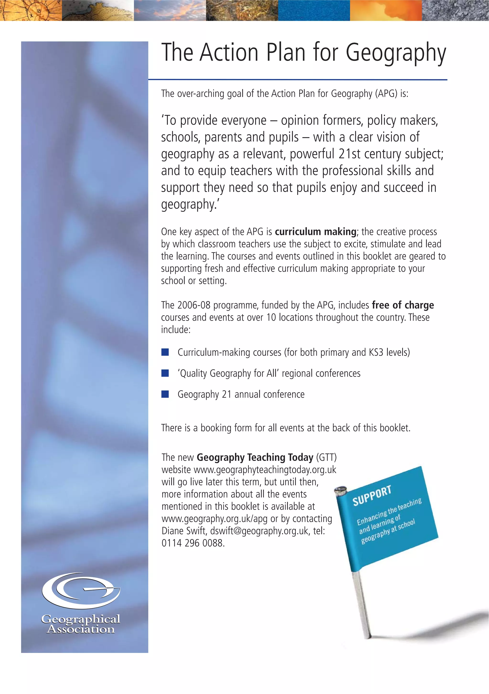 GA Action Plan for Geography Events Booklet | PDF | Education industry ...