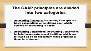 GAAP principles | PPTX