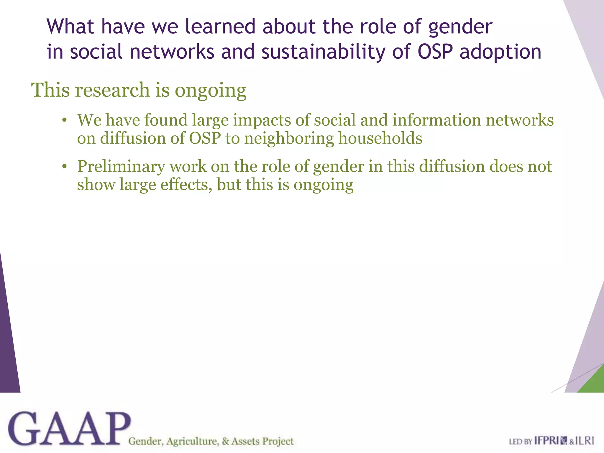 Harvest Plus GAAP presentation | PPT