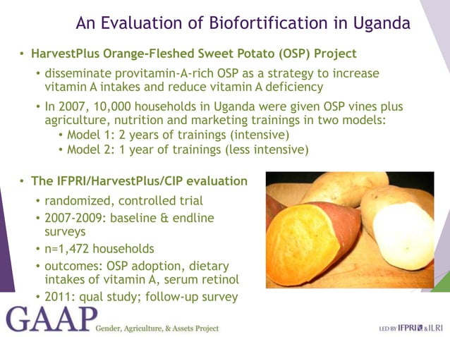 Harvest Plus GAAP presentation | PPT