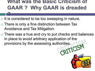 GAAR | PPT