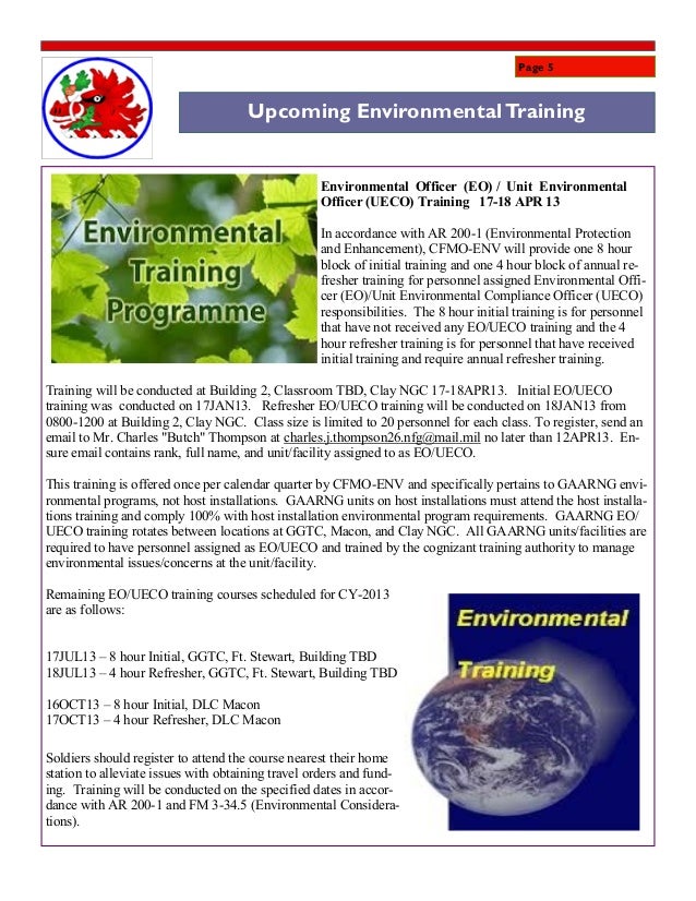GaARNG March 2013 Environmental Newsletter_v3_issue1