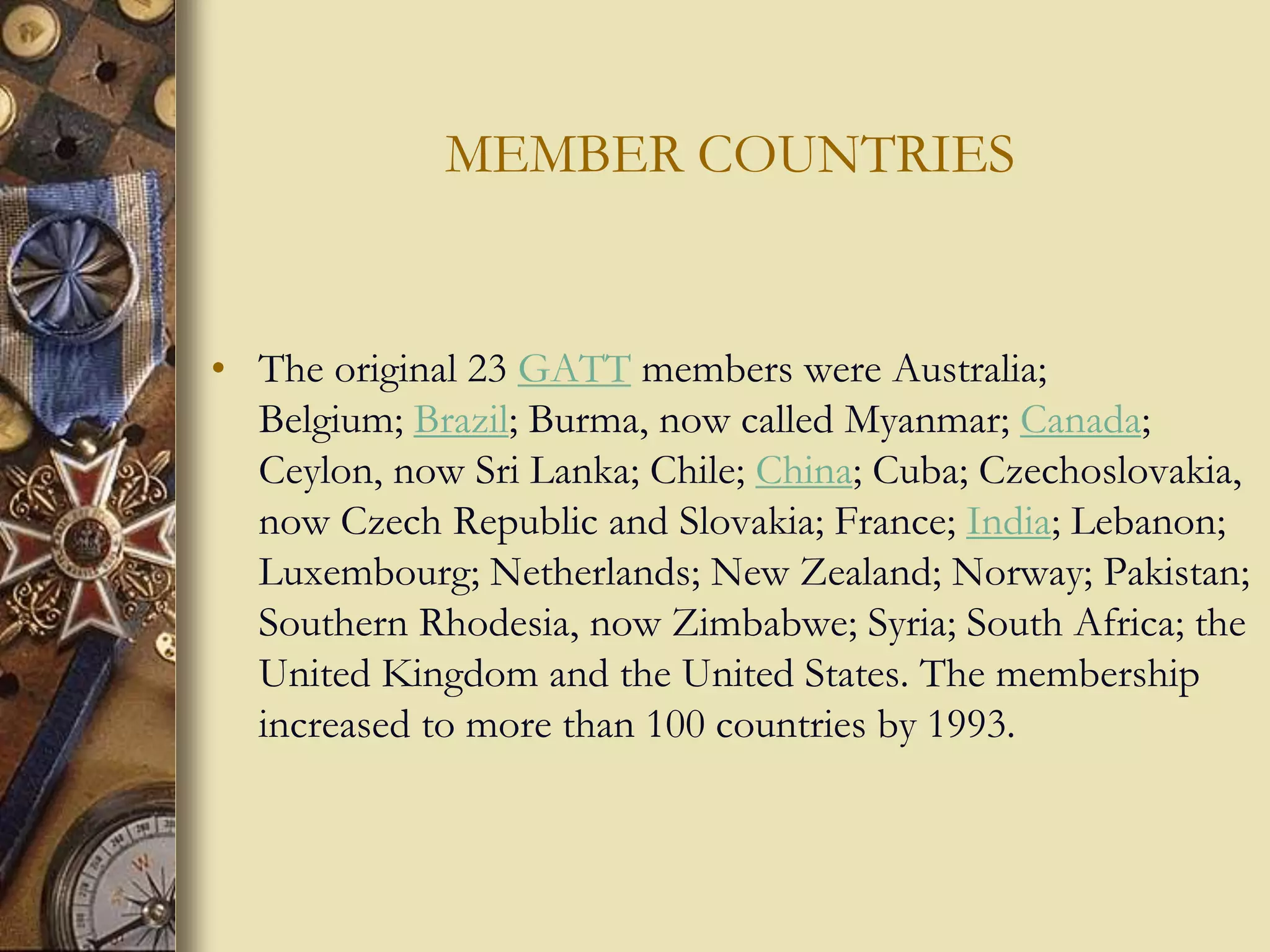 evolution of WTO from GATT | PPTX