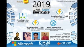 Global Azure Bootcamp - Azure Logic Apps in practice by Praveen Nair | PPT