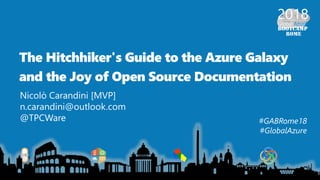 The Hitchhiker's Guide to the Azure Galaxy | PPT