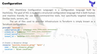Infrastructure as Code for Azure: ARM or Terraform? | PPT