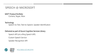 Speech Processing with Azure Cognitive Services | PDF