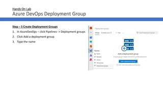 Azure DevOps Deployment Group | PPT