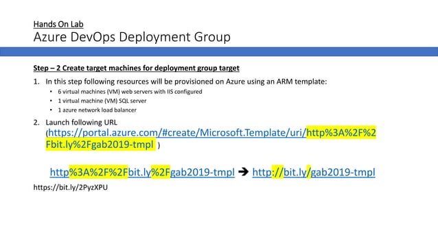 Azure DevOps Deployment Group | PPT