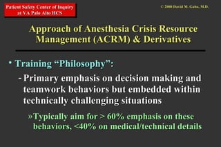 Application of simulation in anesthesia Application of simulation in ...