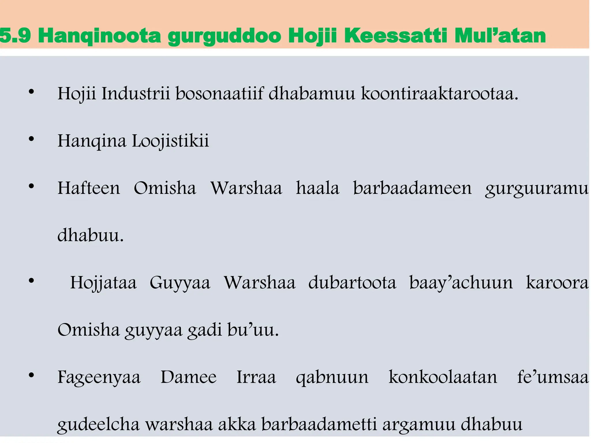 Gabaasa Raawwii Hojii Kur 2ffaa Distiriiktii Adaabbaa Dodolaa.ppt