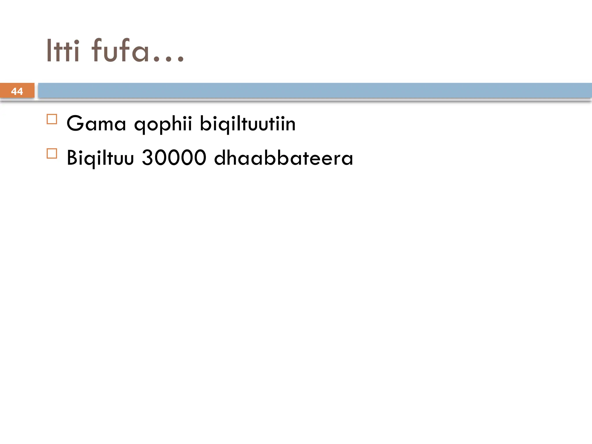 Gabaasa_WBMag.Eegoo.pptx karoraa magaalaa eegoo kan hammaate | PPTX