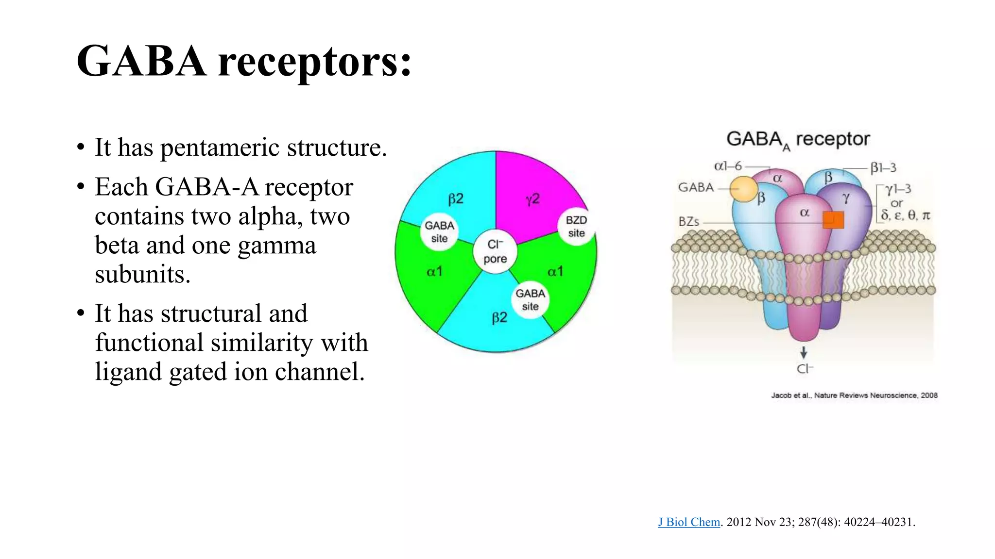 Gabaergic system by Siddhartha Das | PPTX