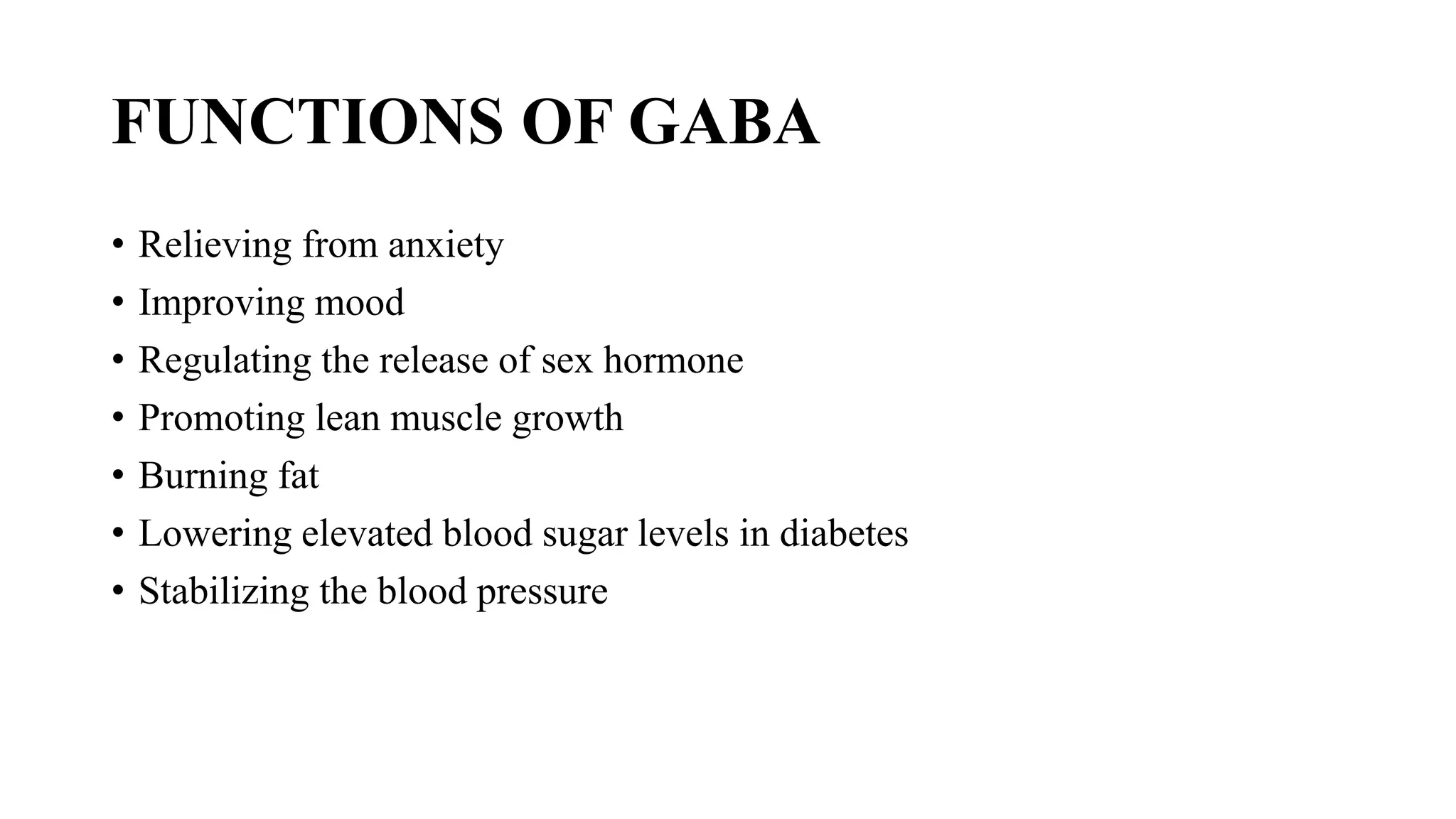 Gabaergic system by Siddhartha Das | PPTX