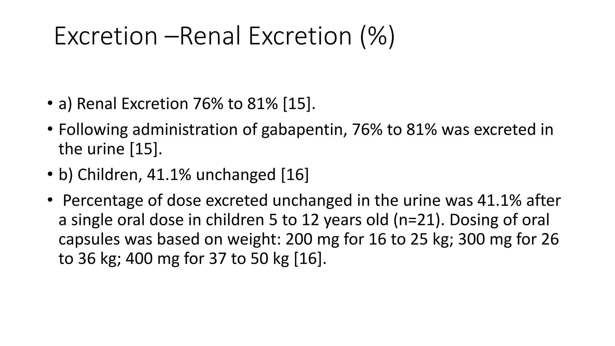 Drug Monitoring and Pharmacokinetics of Gabapentin, Clinical Pharmacy ...
