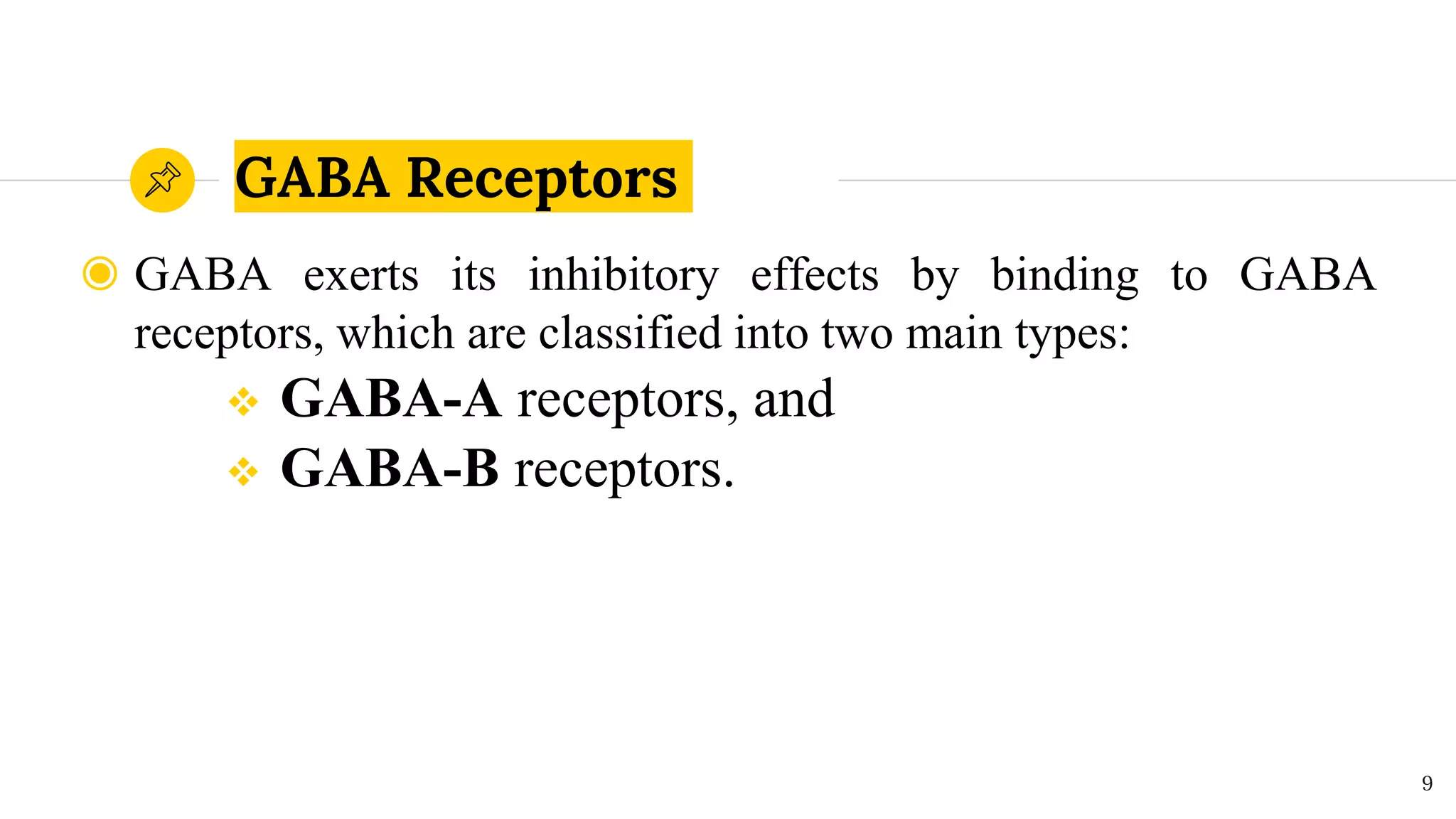 GABA (Gamma aminobutyric acid) | PPTX | Brain and Nervous System Disorders | Diseases and Conditions