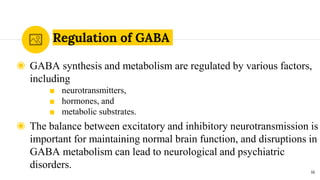 GABA (Gamma aminobutyric acid) | PPTX