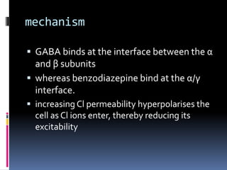 gaba receptor.pptx | Brain and Nervous System Disorders | Diseases and ...