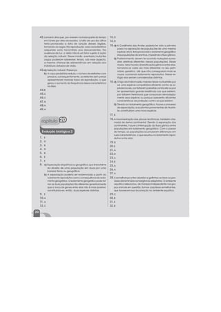 Gabarito caderno de exercícios 2 | PDF