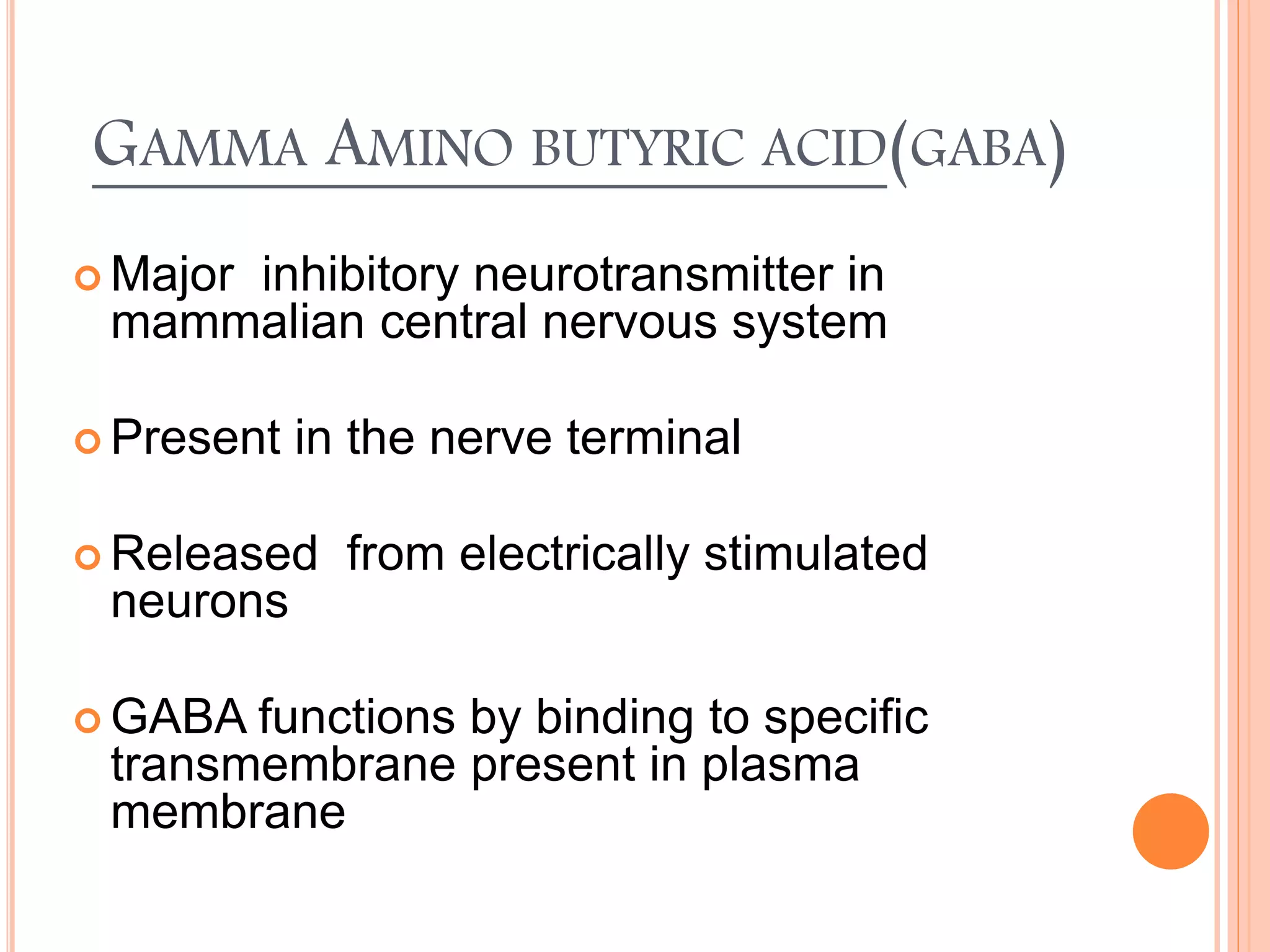 neurotransmitter gaba | PPTX