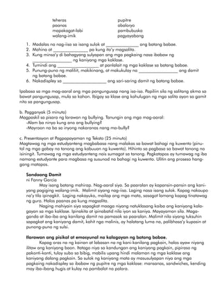 Gabay sa-guro baitang-7-unang-markahan | PDF