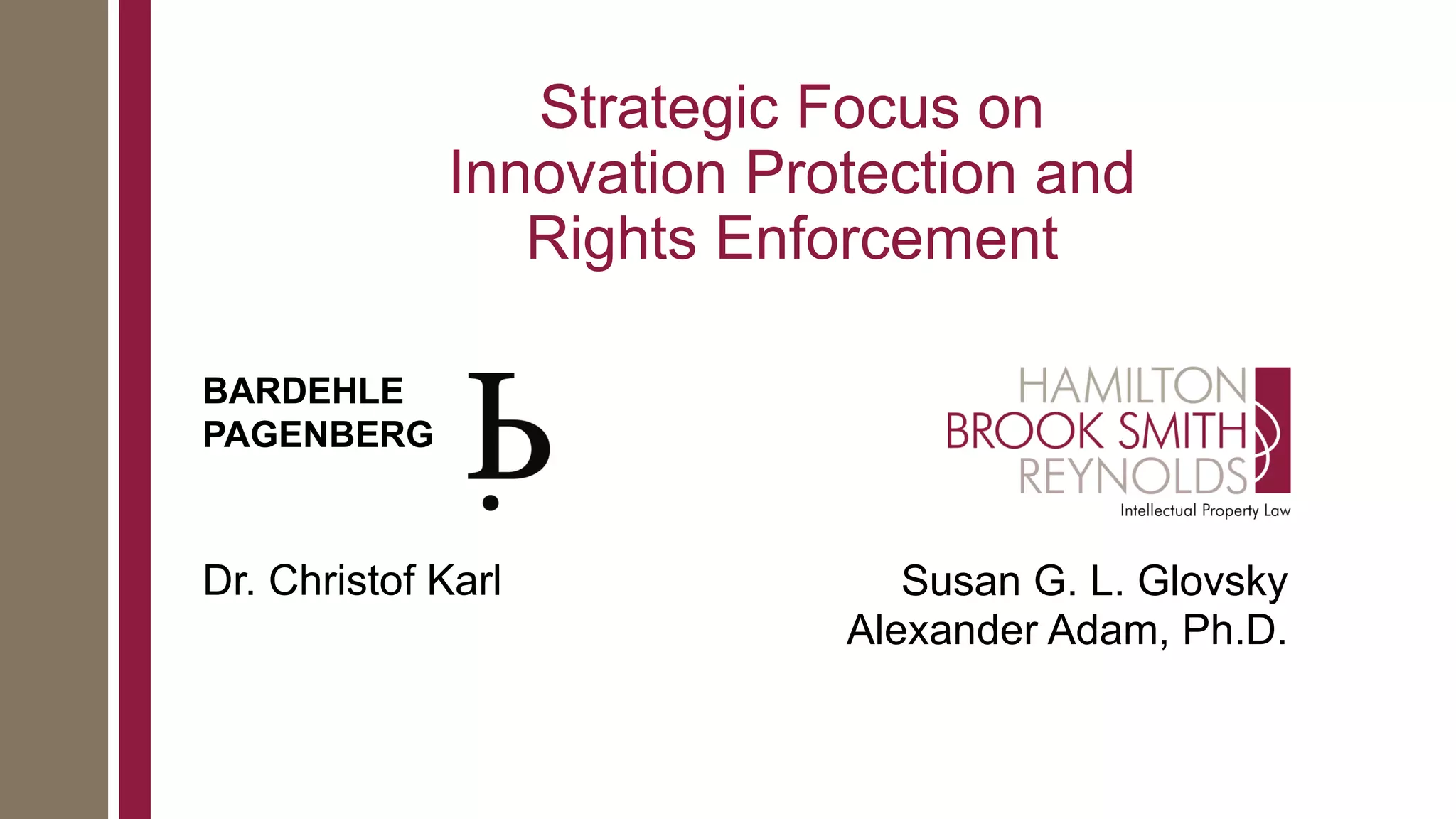 GABC innovation protection | PPT