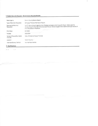 Gabe Whitley Election Complaint Against Abdul-Hakim Shabazz | PDF