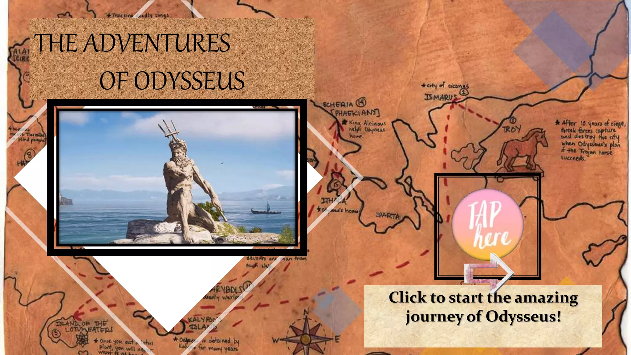 The Adventures of Odysseus Greek Mythology- Karen Mae Gabi PPT | PPSX