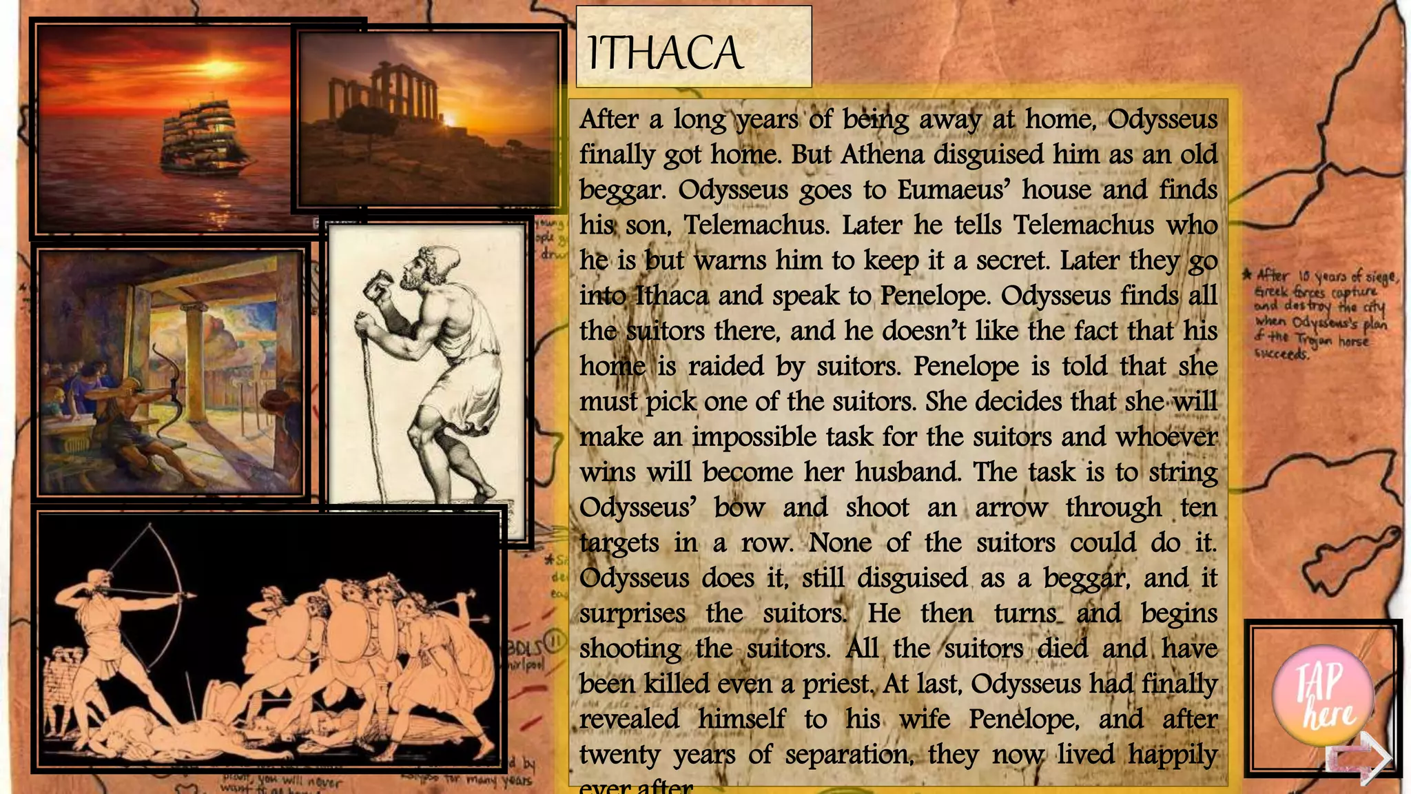 The Adventures of Odysseus Greek Mythology- Karen Mae Gabi PPT | PPSX