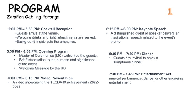 Gabi the Parangal Plan - A detailed plan and gude in planning awards in ...