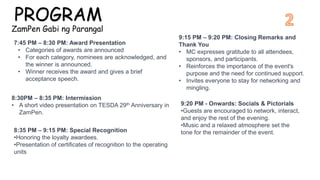 Gabi the Parangal Plan - A detailed plan and gude in planning awards in ...