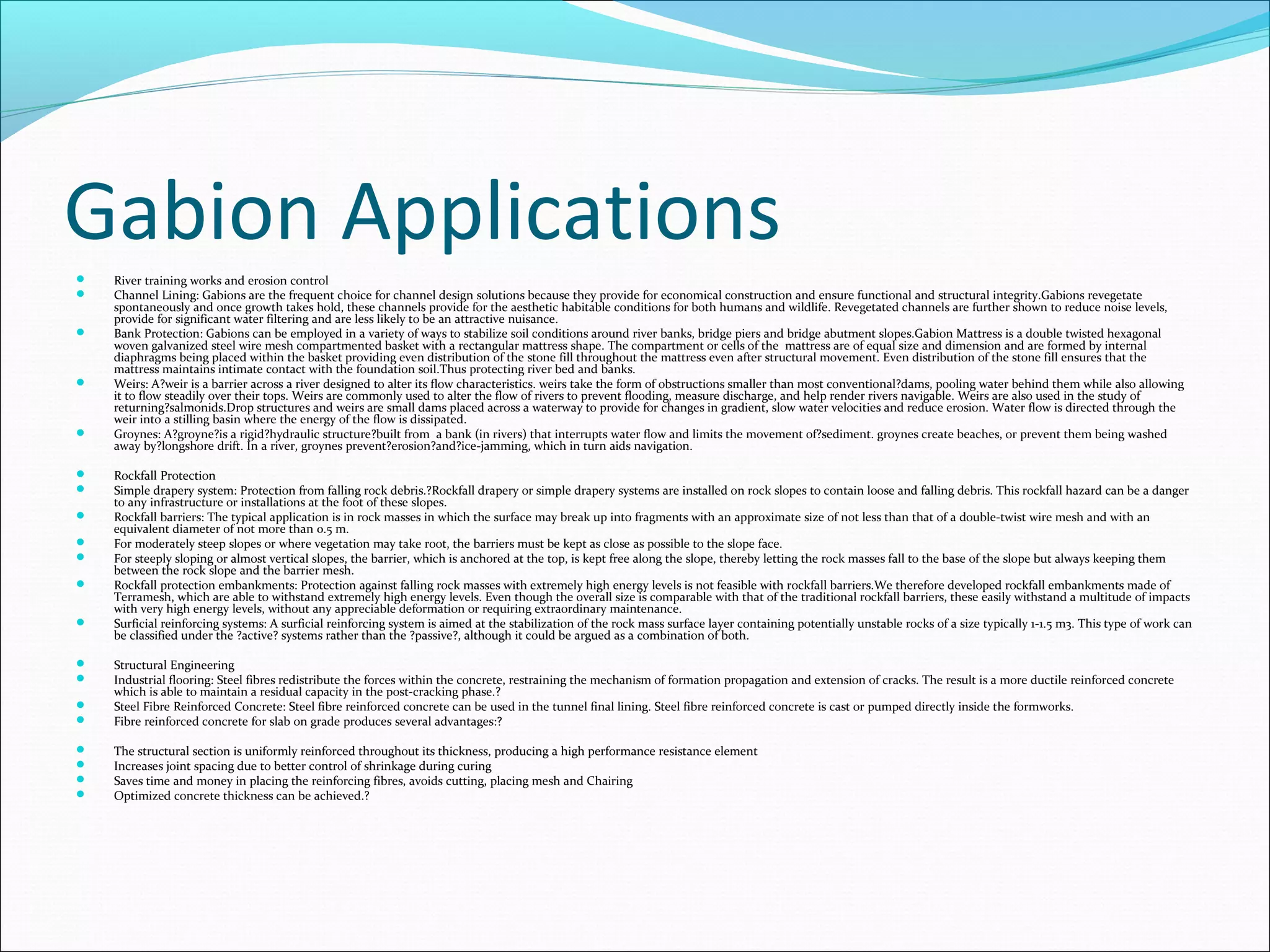 Gabion information manufacturing & installation | PPT