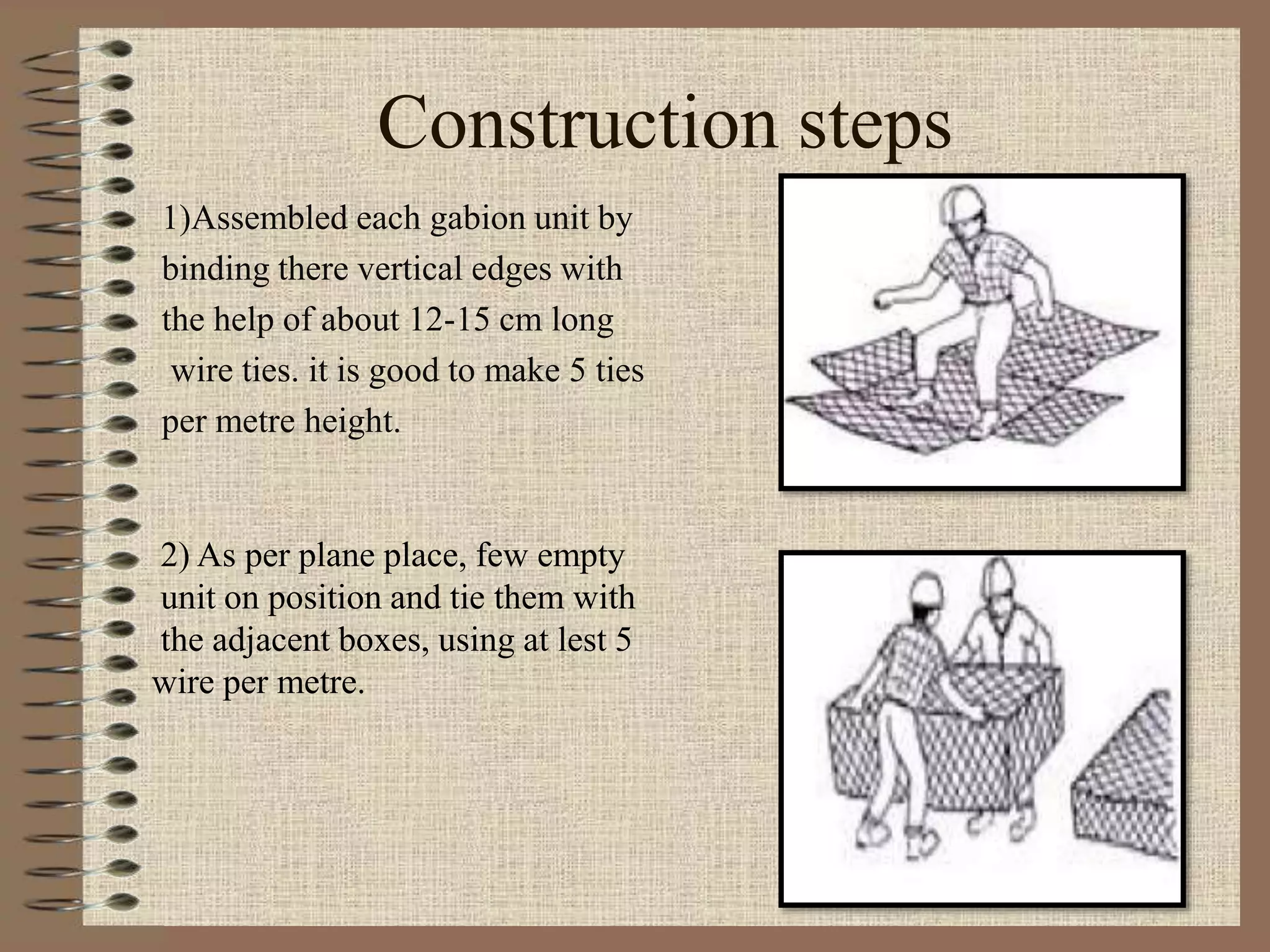 Gabion structures ppt | PPTX