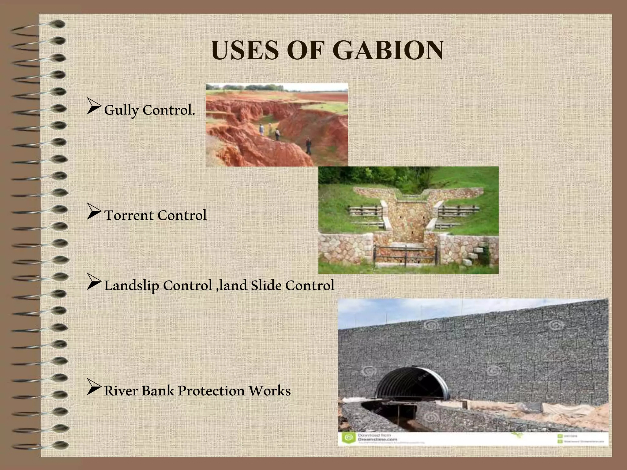 Gabion structures ppt | PPTX