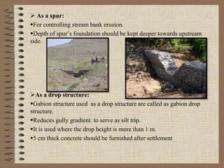 Gabion structures ppt | PPTX