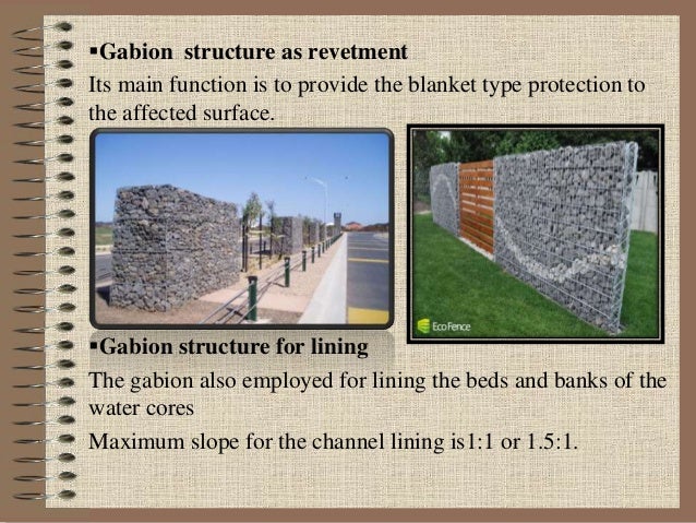 Gabion structures ppt