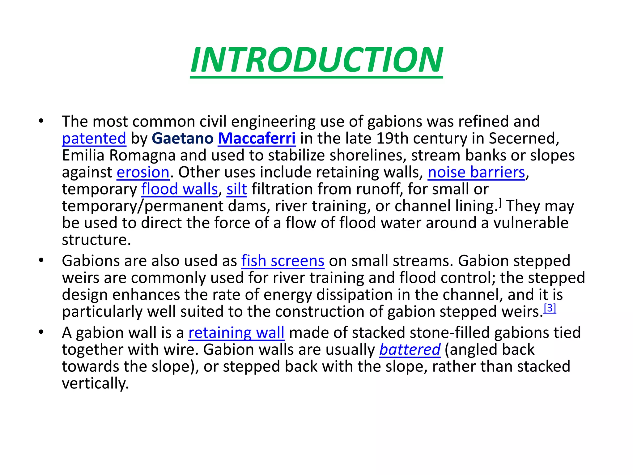 Gabion ppt | PPTX